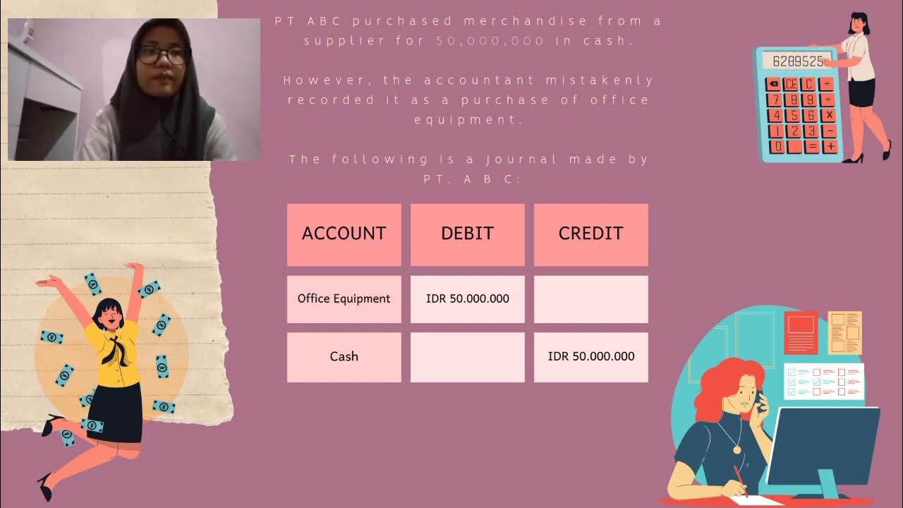 Procedure Text (How to make correction journal accounting) - YouTube