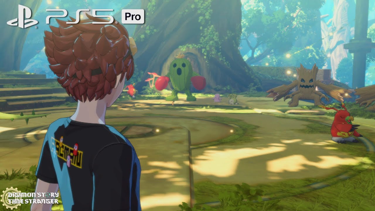 Digimon Story Time Stranger: Visit Gear Forest Village, Train & Battle ...