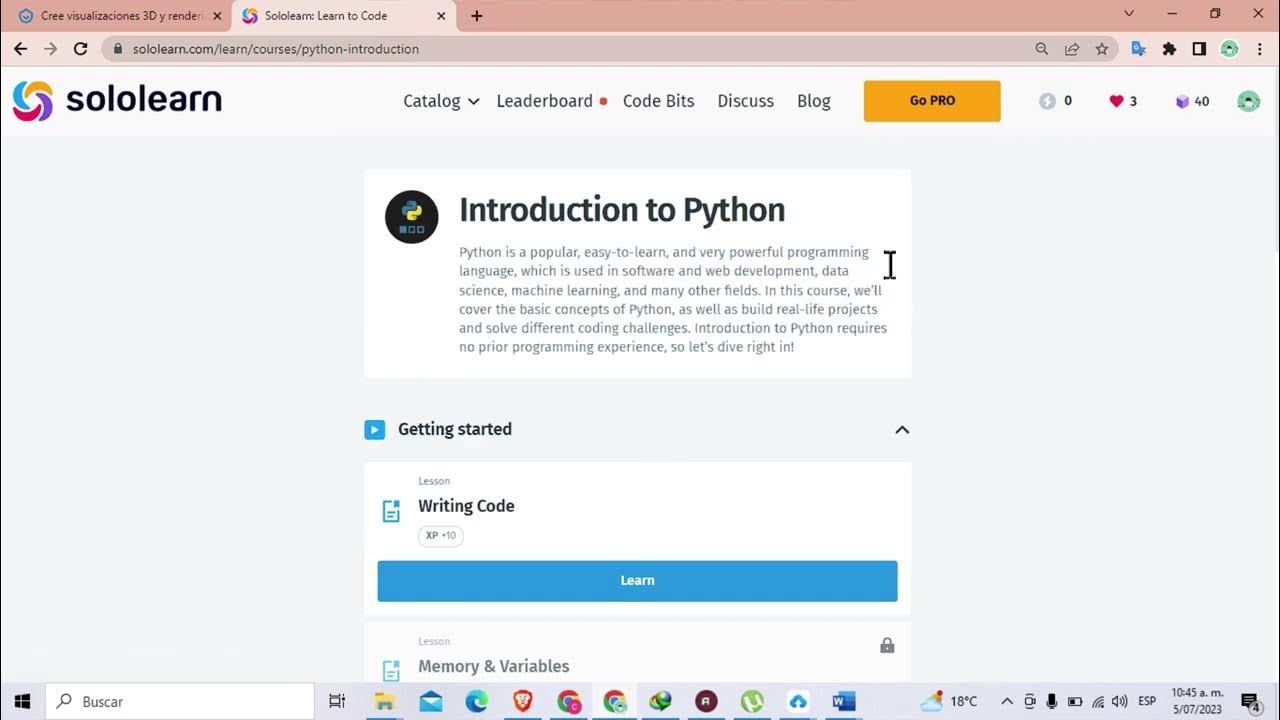 Sololearn plataforma web para aprender a programar - YouTube