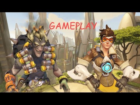 Overwatch I'm on Fire, Junkrat+Tracer Gameplay - YouTube