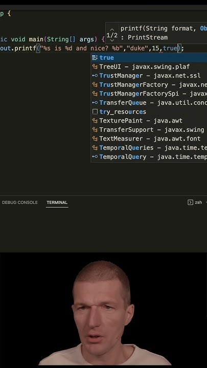 System.out.printf over System.out.println #java #shorts - YouTube