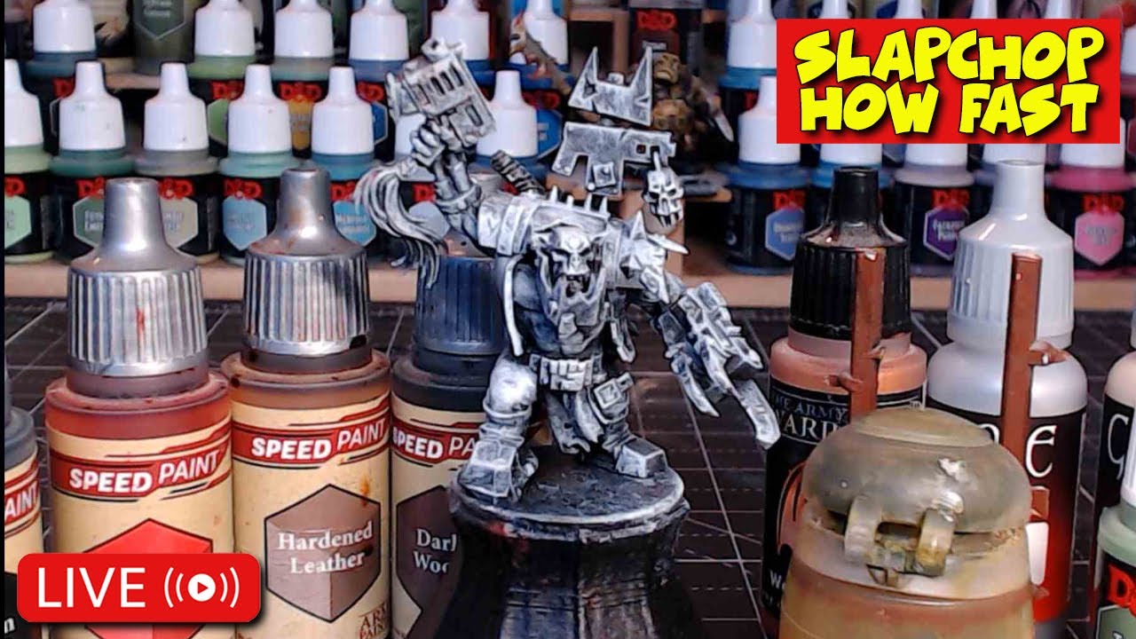 Live - Slapchop Painting Technique - YouTube