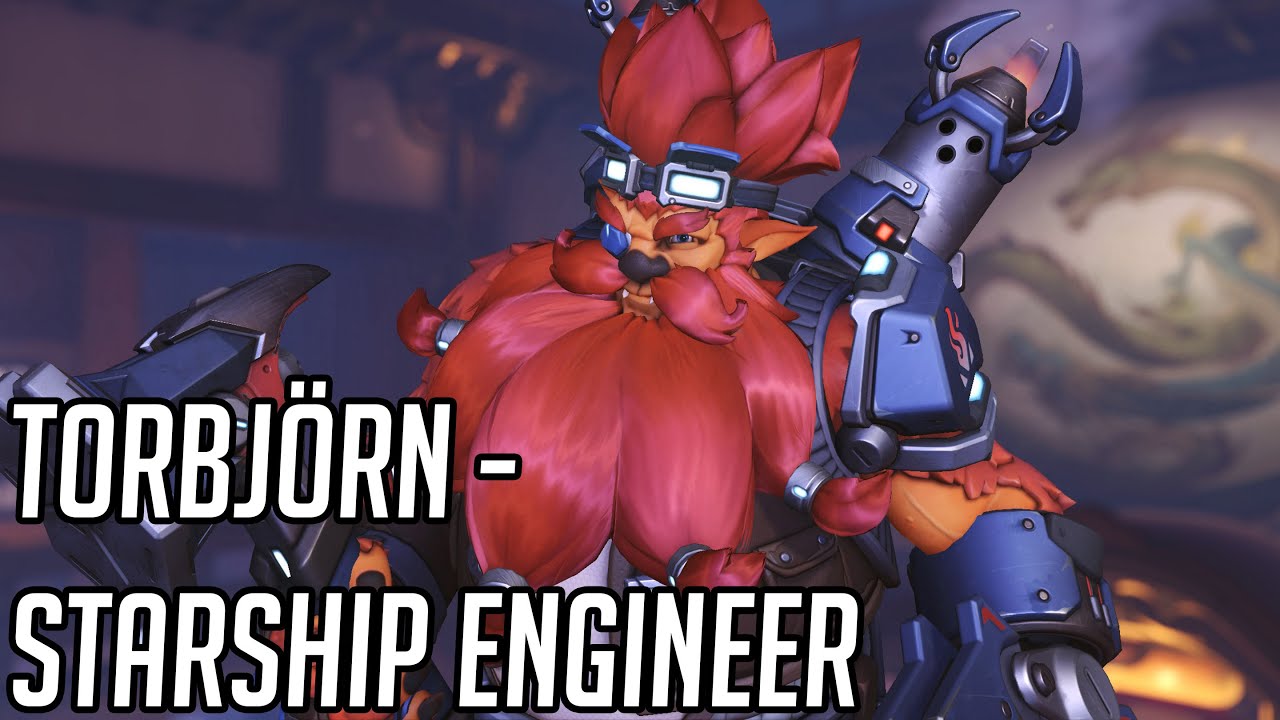 Torbjörn "Starship Engineer" Skin Showcase - Overwatch 2 - YouTube