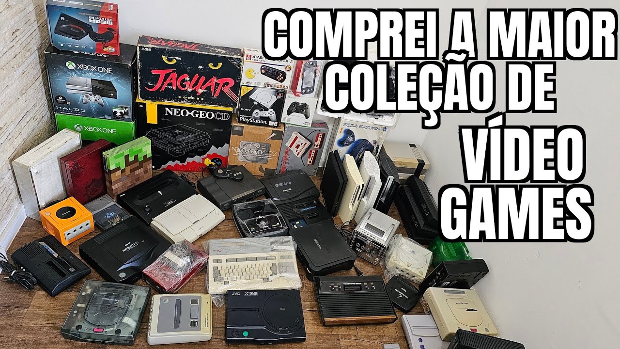A maior coleção de Video games que ja comprei - YouTube