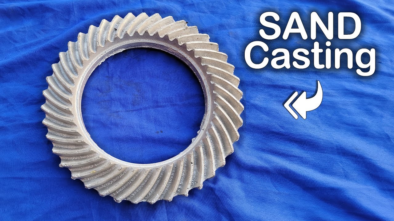 Aluminum Casting Differential's Crown Gear with Amazing Skills - YouTube