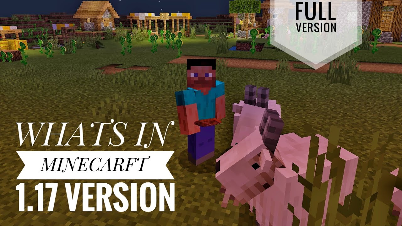 MINECRAFT NEW VERSION 1.17||PART 1||POCKET EDITION|| - YouTube