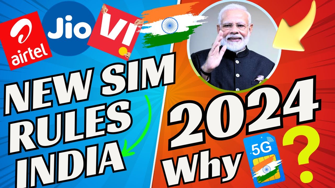 TRAI New SIM Rules 2024 | Jio Airtel Vi BSNL New SIM Card Rules | New ...