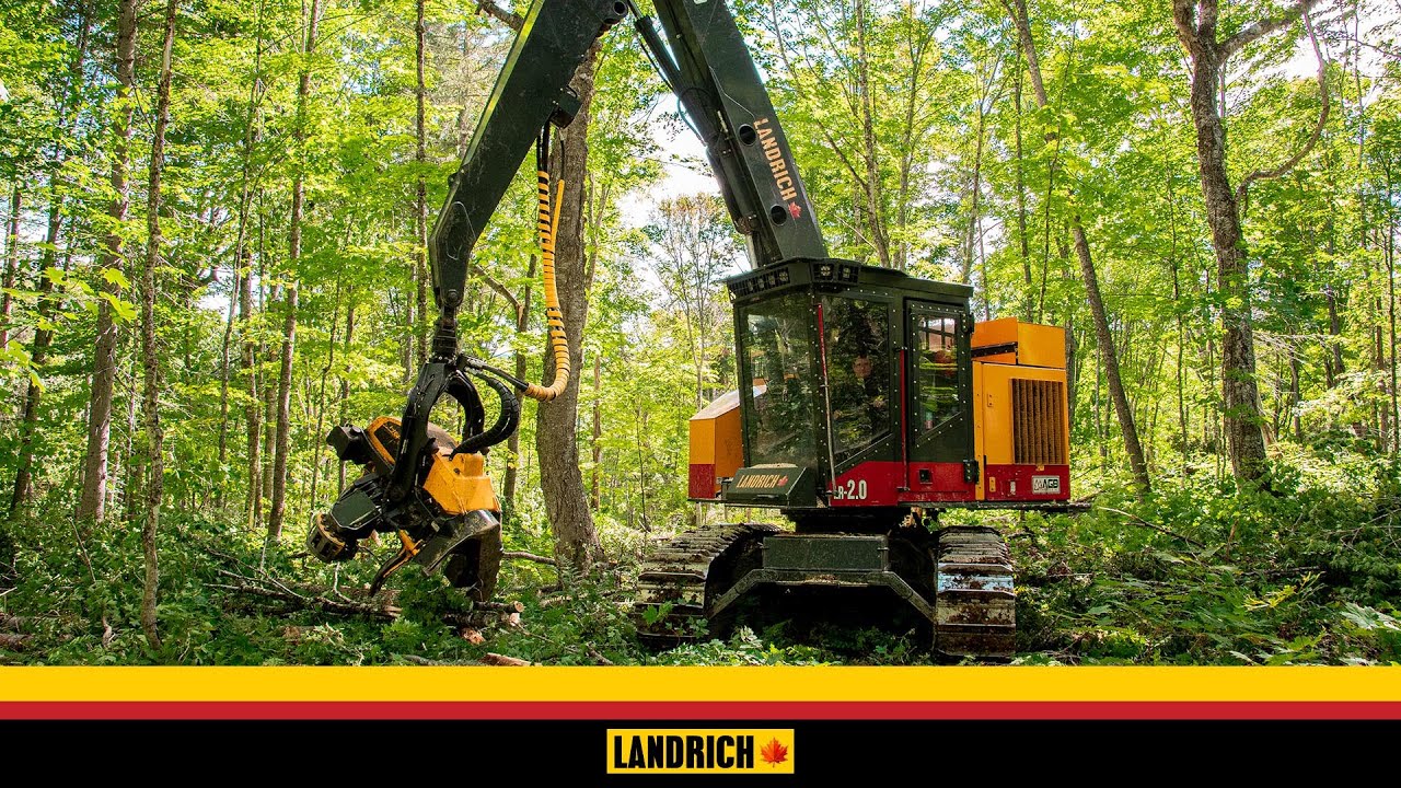 Landrich Track Harvester - with Ponsse H8(HD) Top saw and HH360 Rotator ...