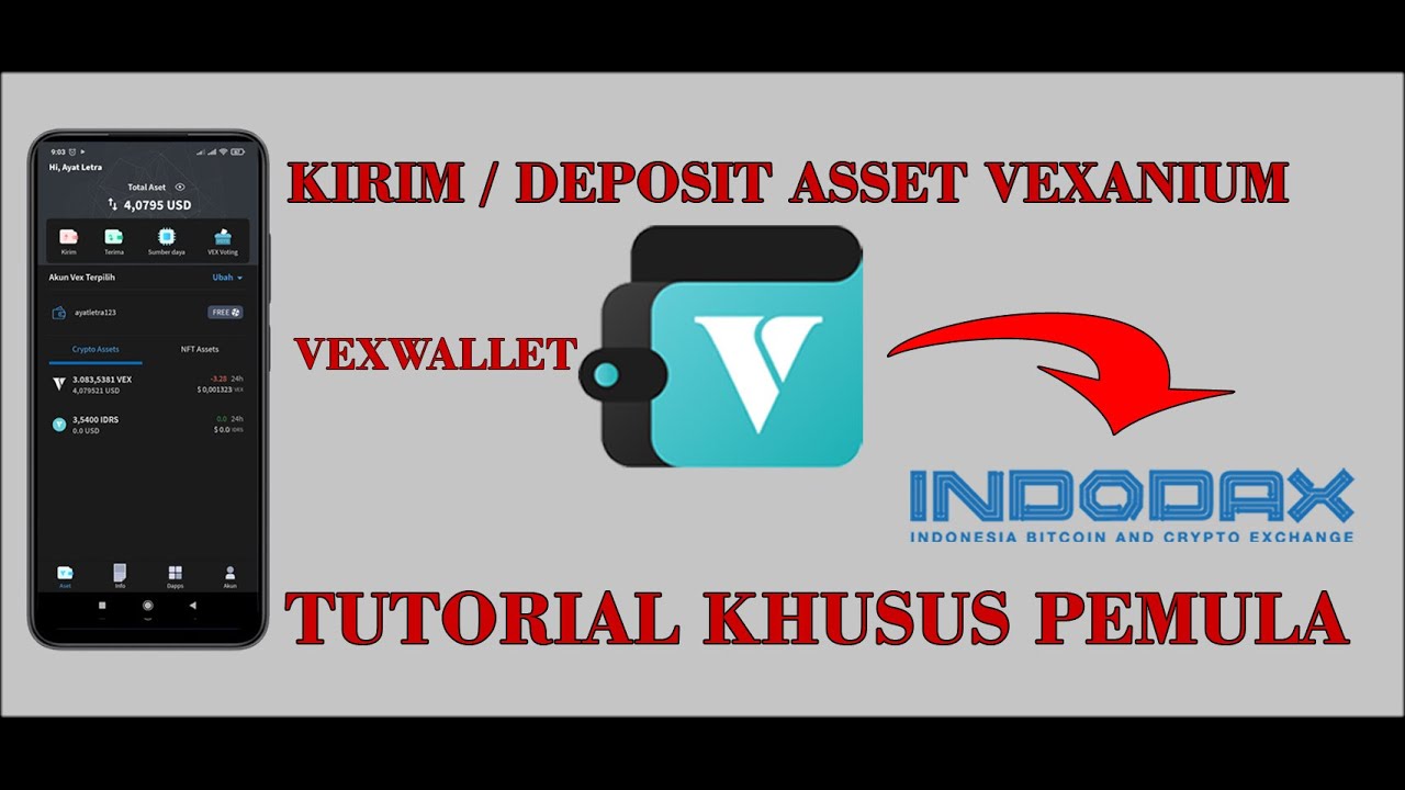 CARA KIRIM VEXANIUM DARI VEXWALLET KE INDODAX 2023 - YouTube