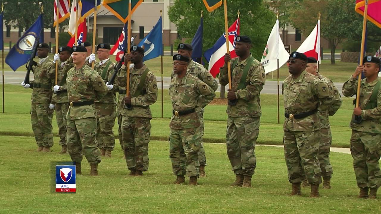 AMC Welcomes In New Commander - YouTube