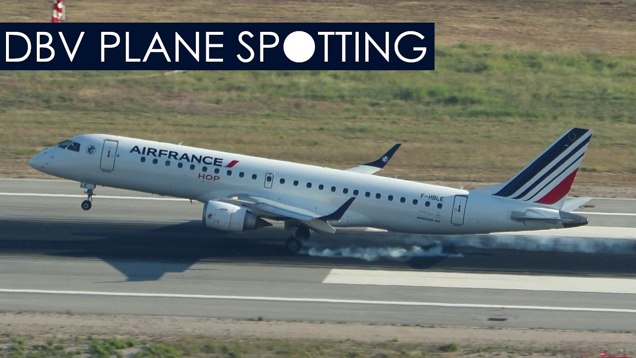 Dubrovnik Airport DBV/LDDU - 10 Minutes of Plane Spotting - 2024 Part ...