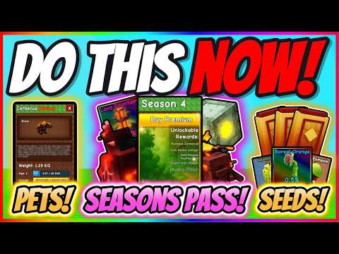 *HUGE UPDATE* PETS & ABILITIES, SEASONS PASS, COMMUNITY GARDEN, EASTER & MORE! | Grow A Garden