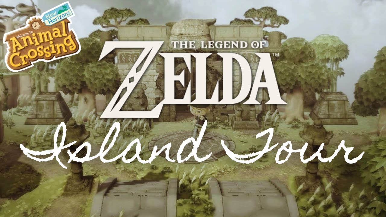 THE LEGEND OF ZELDA INSPIRED ISLAND TOUR! | Animal Crossing New ...