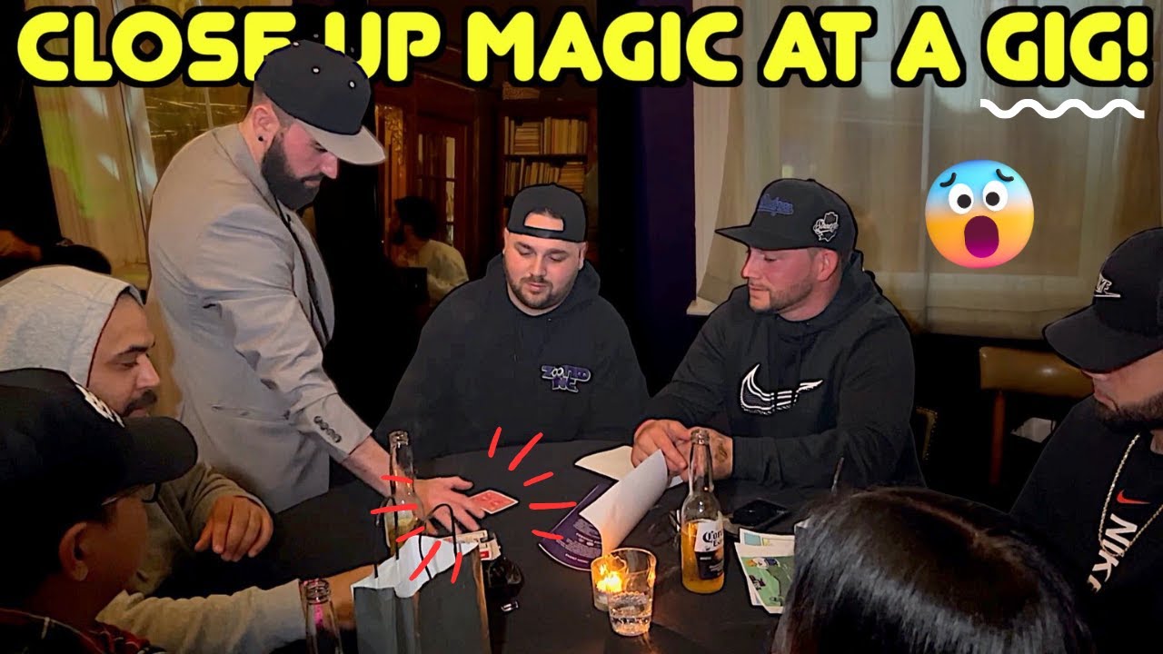 Crazy Close Up Magic at a GIG! | JS Magic - YouTube