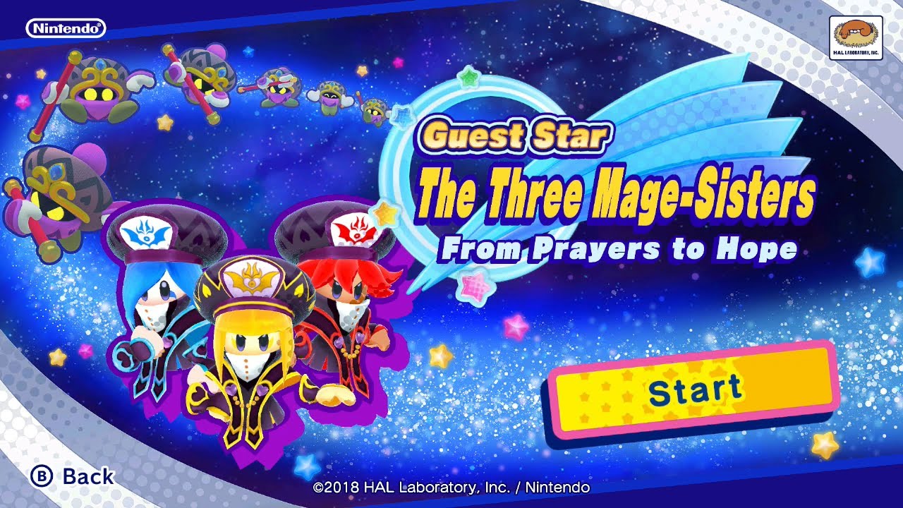 Kirby Star Allies - The Three Mage-Sisters gameplay - YouTube