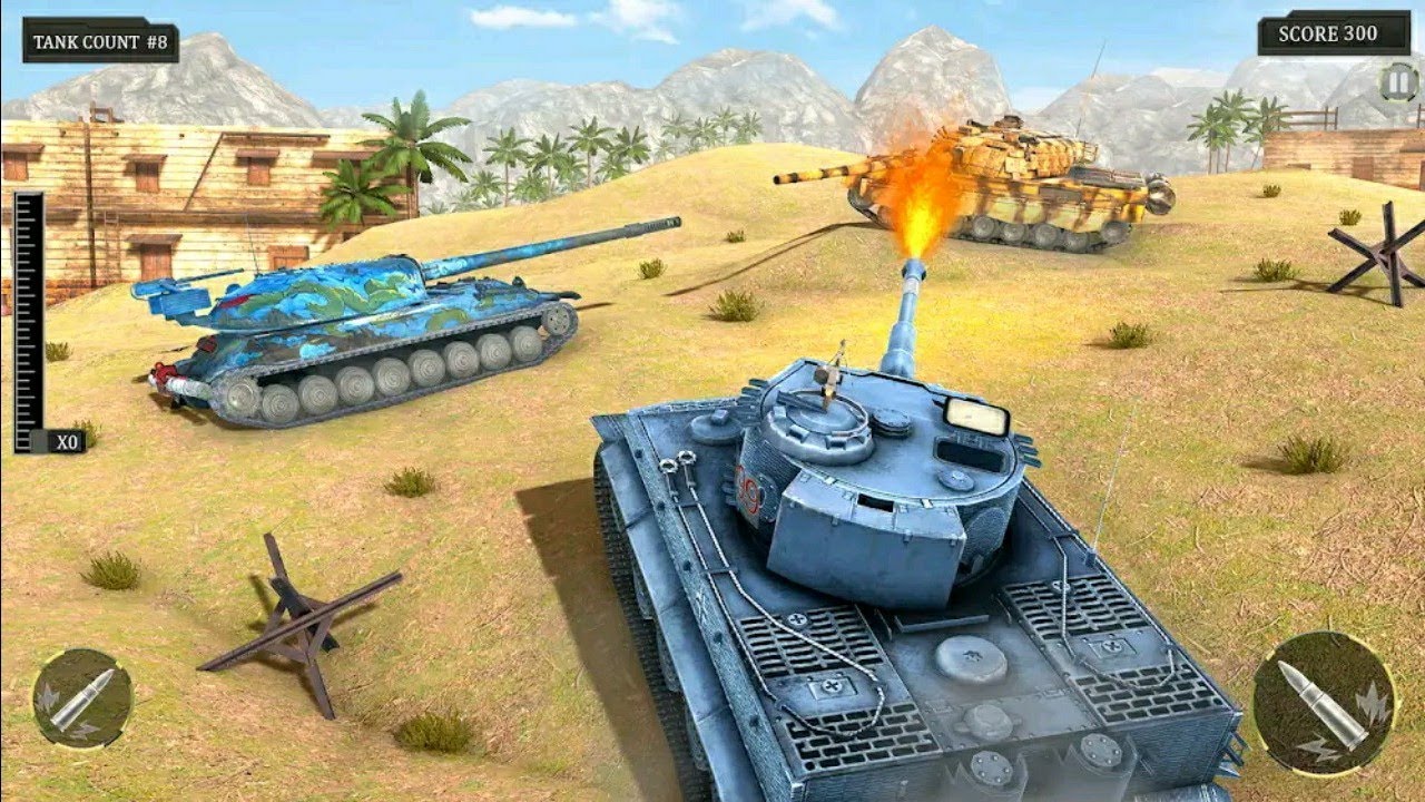 Offline Tank Battle Games 3D Android Gameplay - YouTube