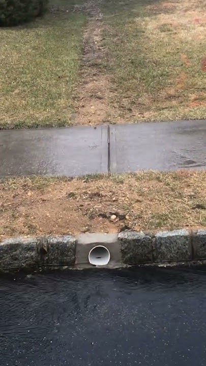How To Eliminate Water From Flooding Your Yard - YouTube