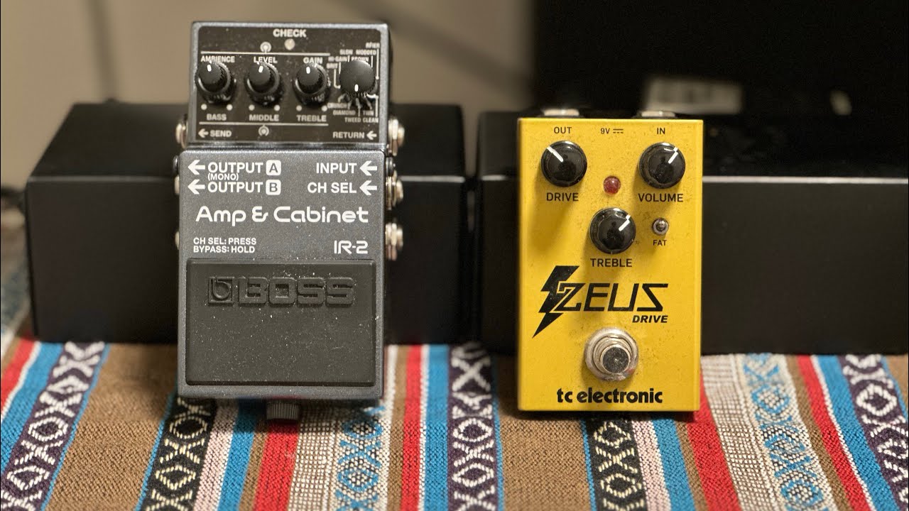 "My favorite affordable Centaur Pedal with IR-2👍" Boss IR-2 + TC ...