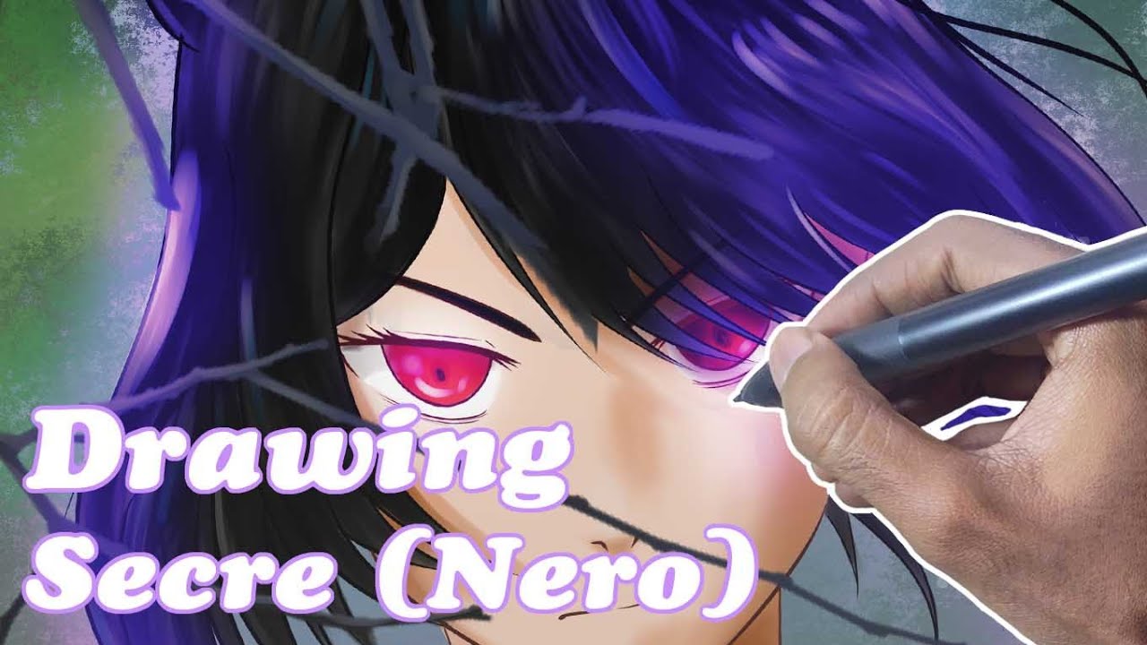 Drawing Secre Swallowtail/ Nero(ブラッククローバー) - YouTube