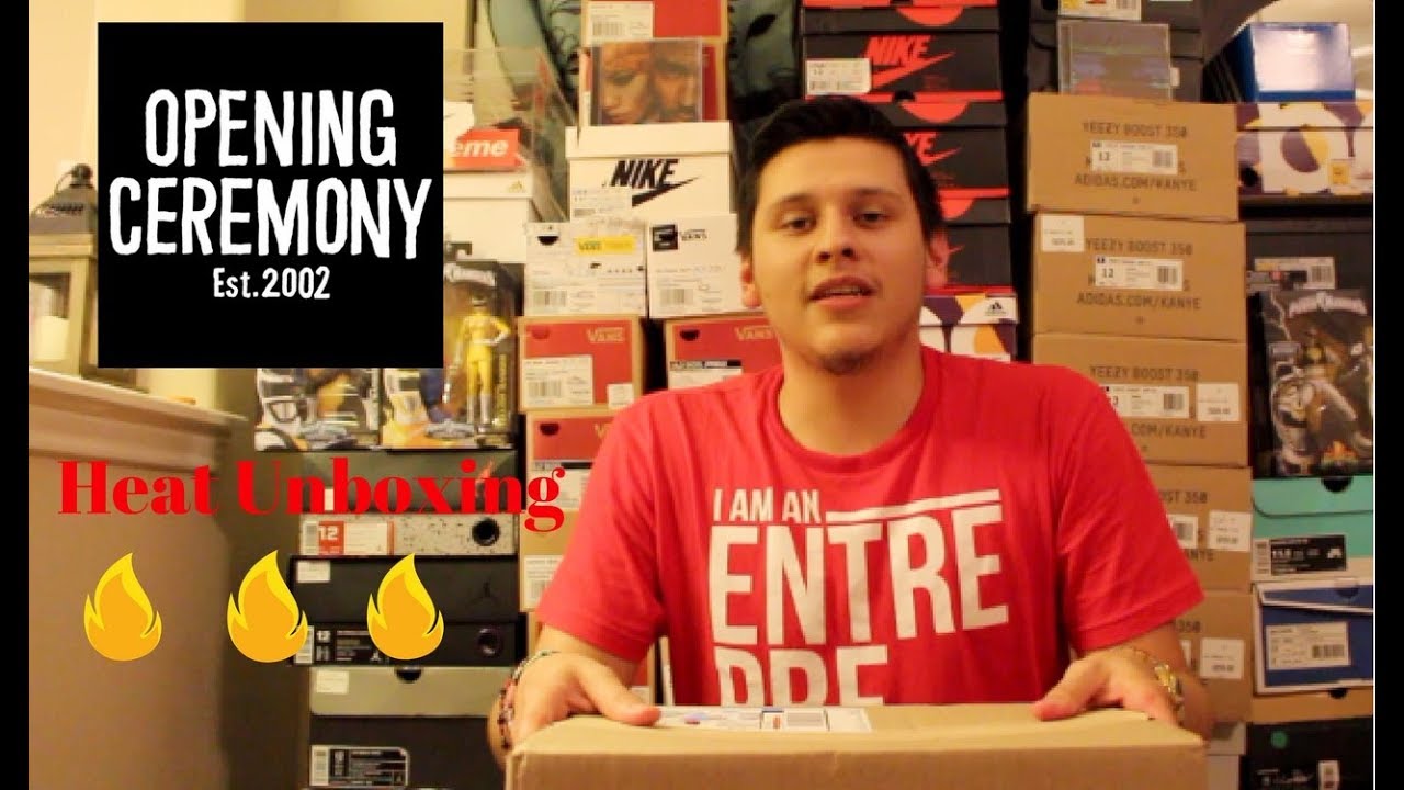 Open Ceremony Unboxing!!! - YouTube