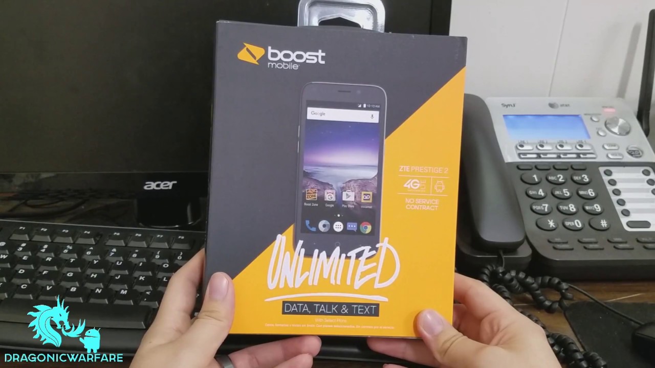Zte Prestige 2 unboxing Boost Mobile HD - YouTube