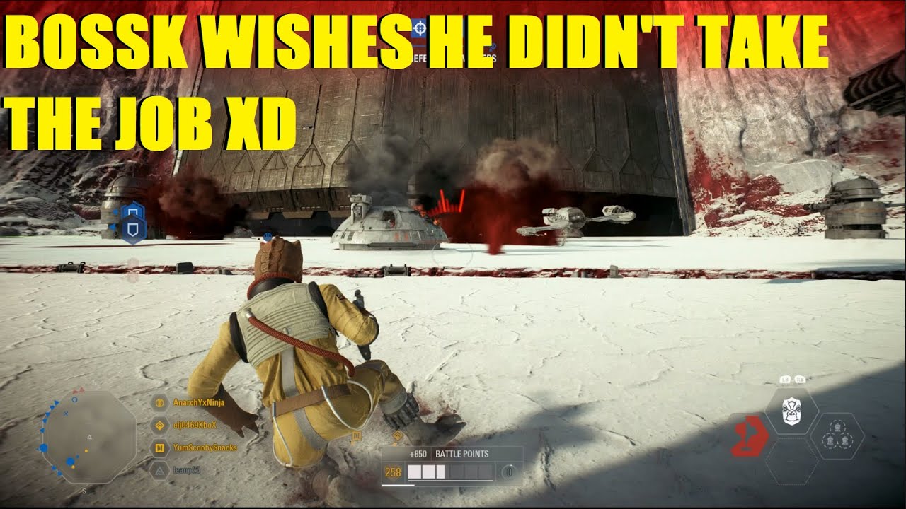 Star Wars Battlefront 2 - Bossk wishes he didn't accept this job ...
