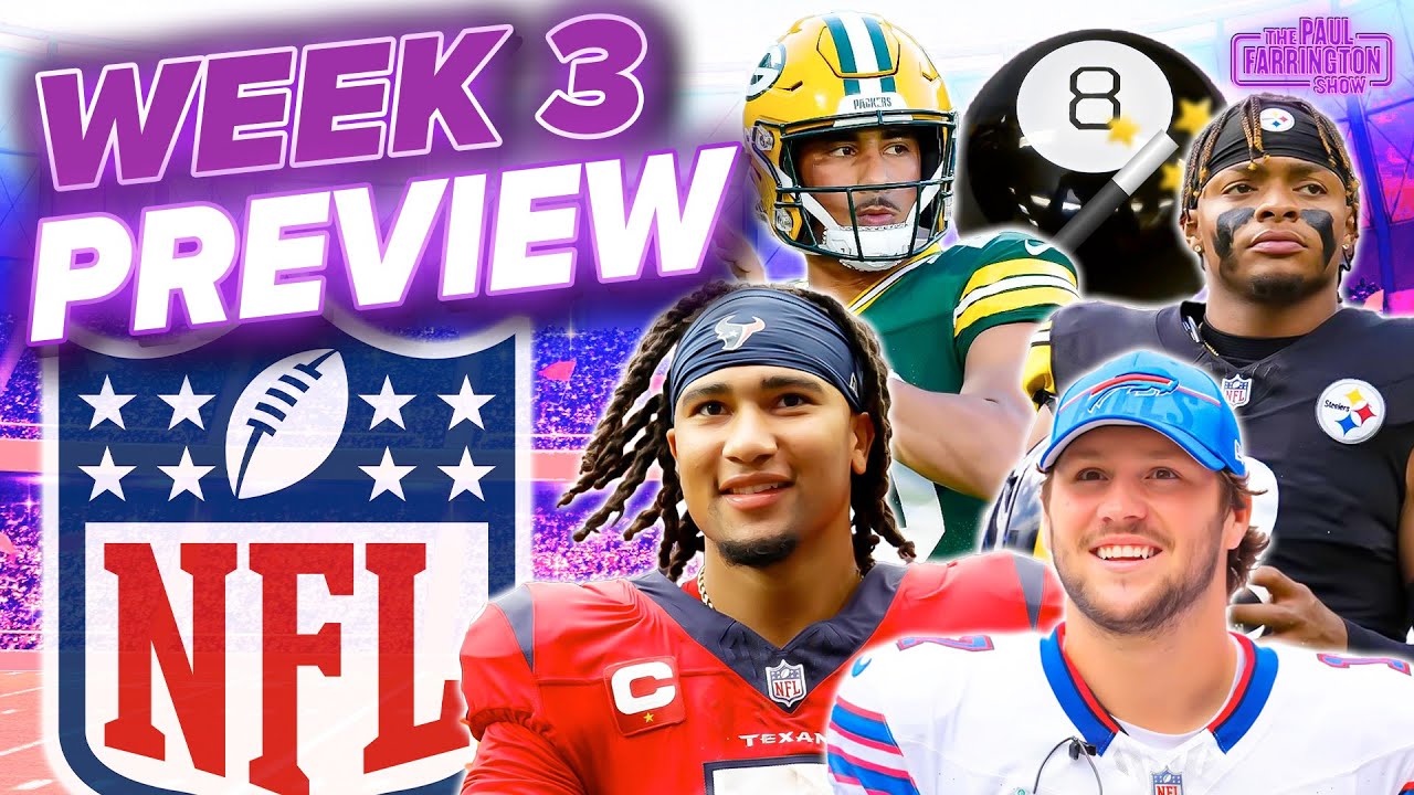 NFL Week 3 Preview: Texans-Vikings, Jordan Love RETURNS? Chargers ...