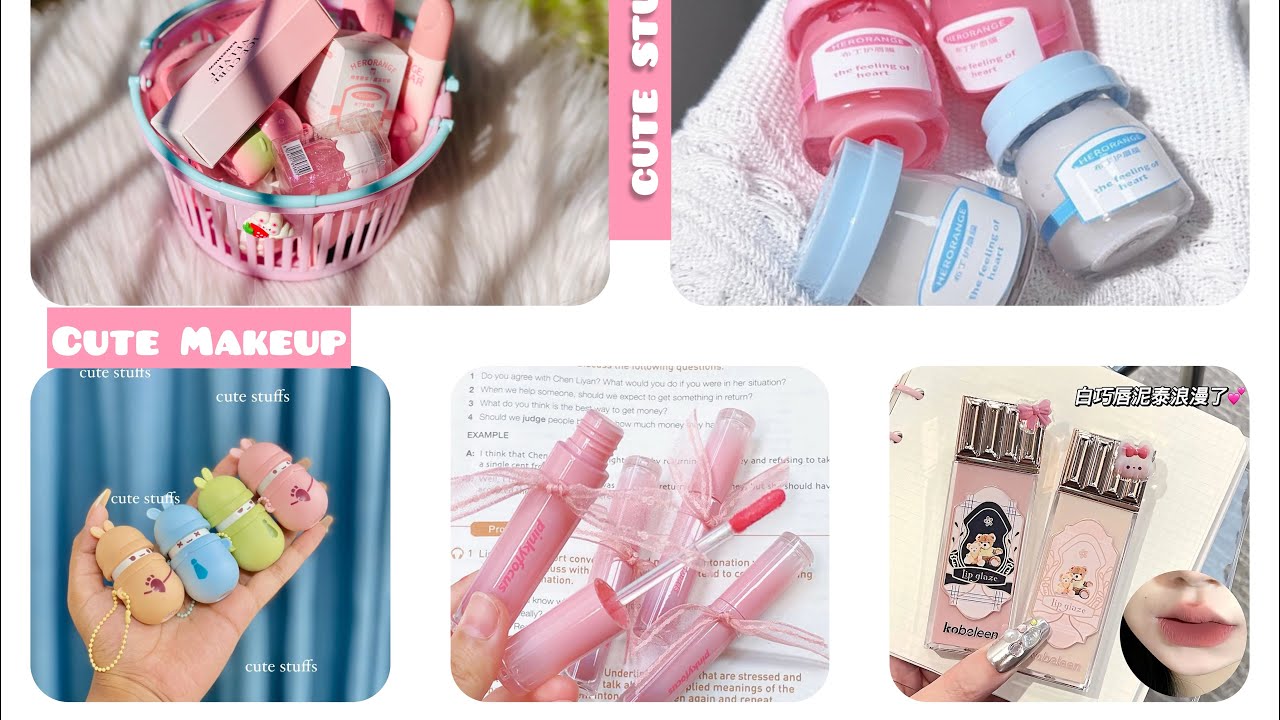 Cute Makeup Products 🥹|Asthetic Product Shoot 🥹🥰| Fb page : cute stuffs ...
