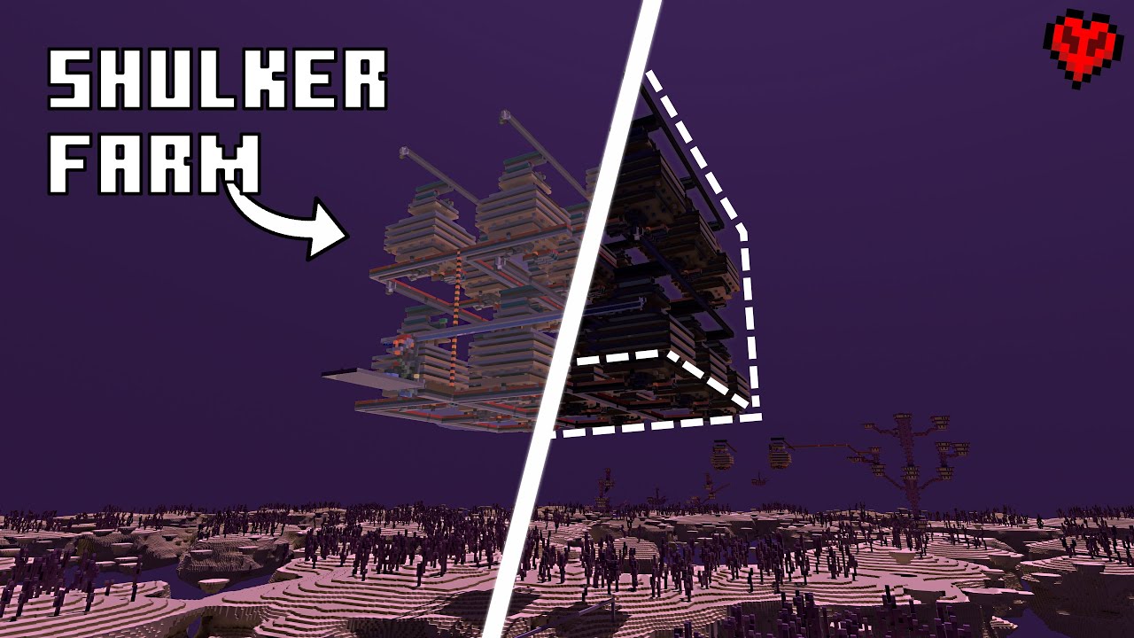 Making the fastest Shulker Farm in Hardcore Minecraft. [4k60] - YouTube