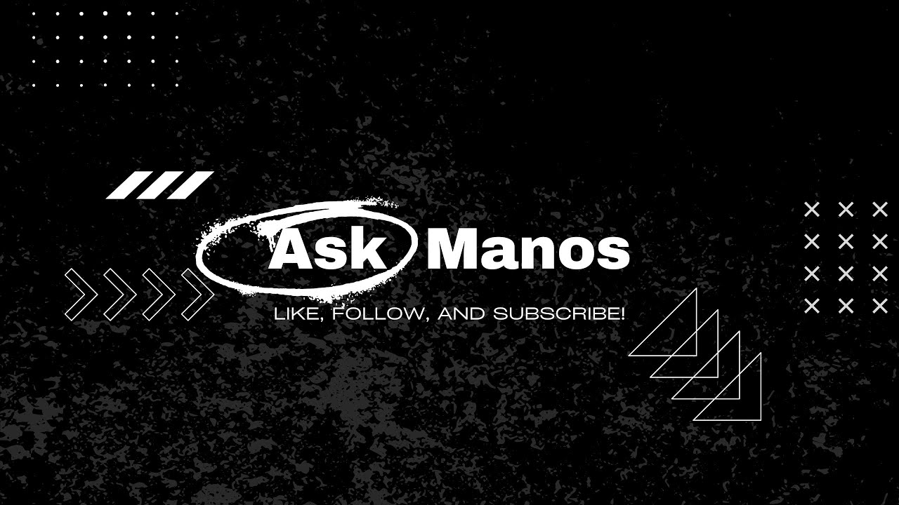 Welcome to Ask Manos - YouTube