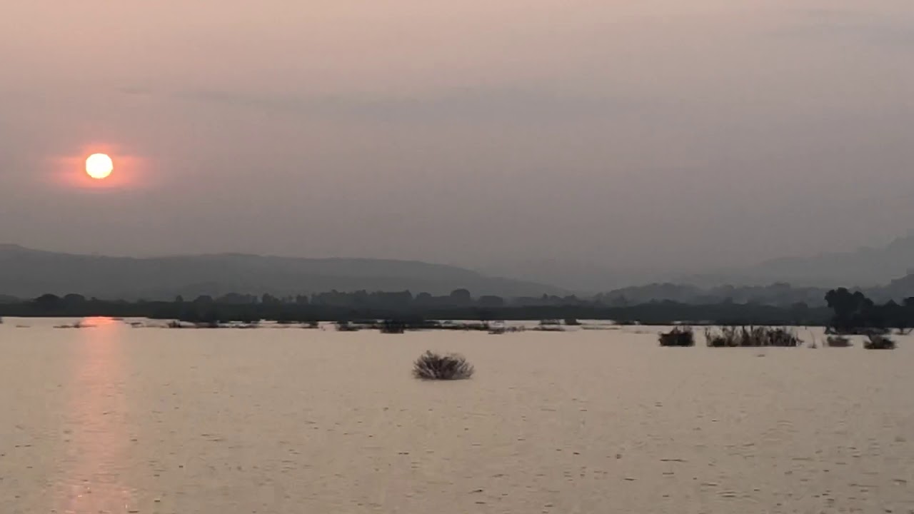 Sun raise view from Kothacheruvu tank || Bukkapatnam cheruvu - YouTube