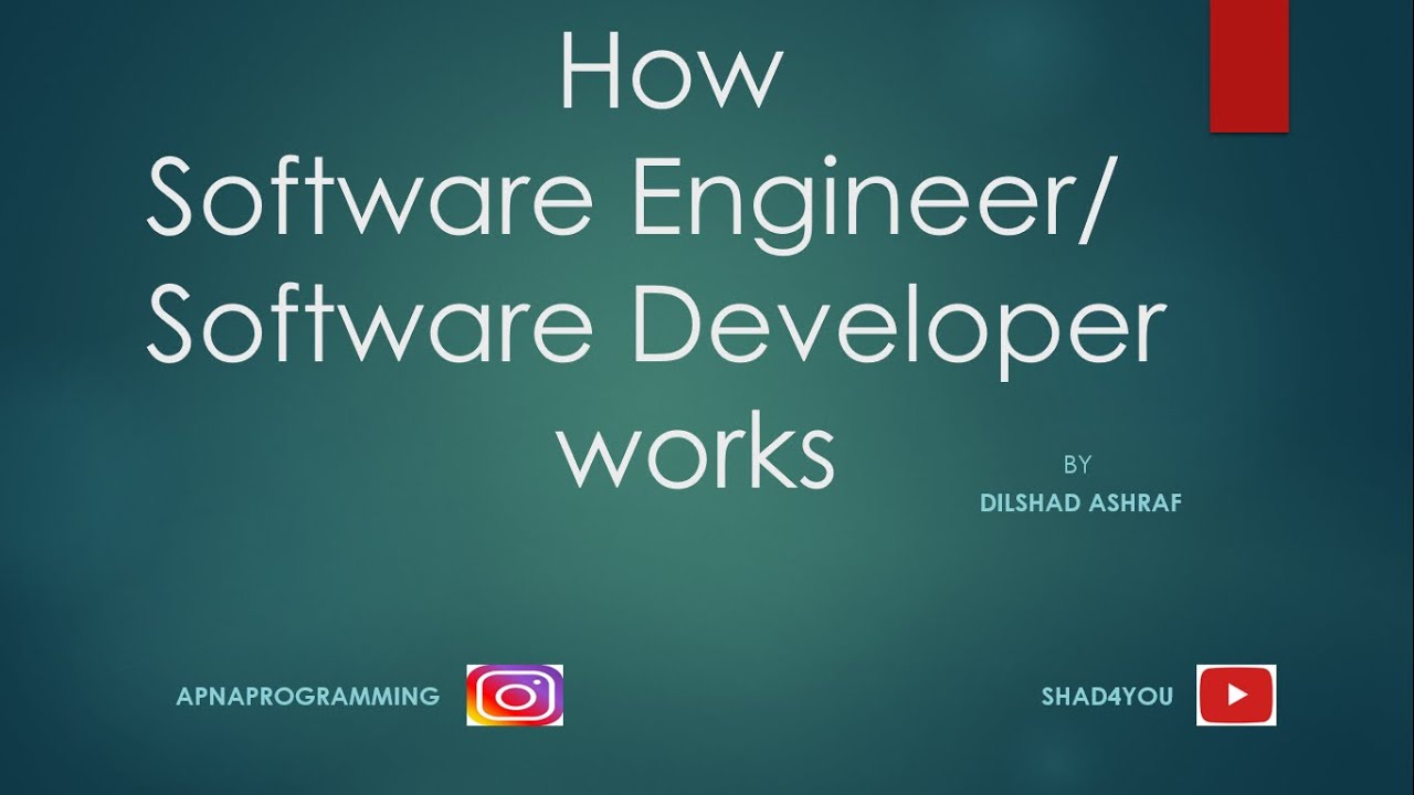 Software Engineer Work | How Developer Work | Engineer Job Work ...