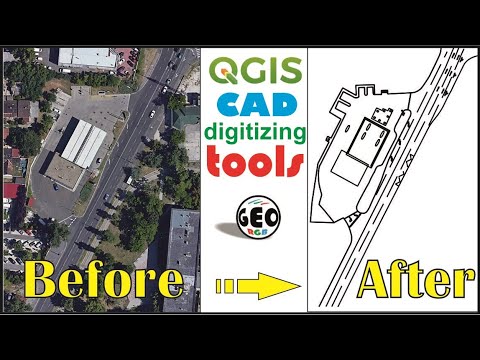 QGIS CAD tools for editing - YouTube