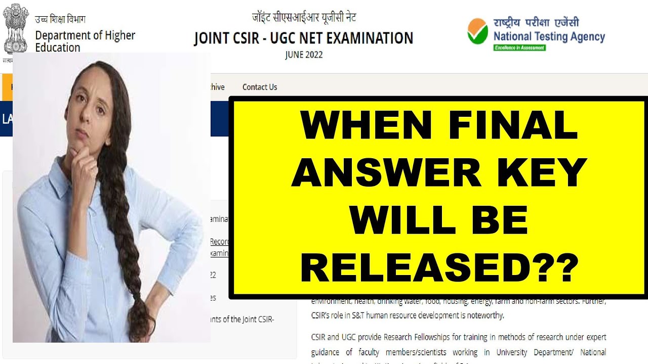 CSIR JUNE 2022 FINAL ANSWER KEY!!(RELEASING SOON))||CHECK THE EXPECTED ...