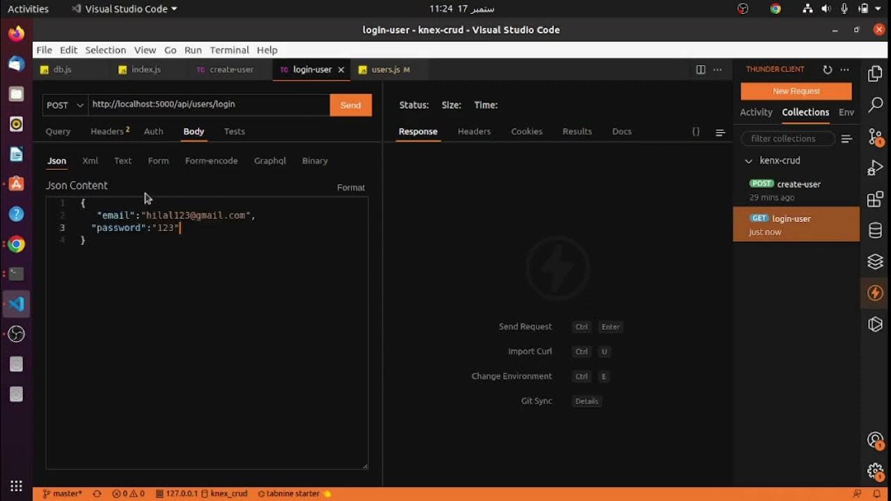 #3 user login api with jwt token | knex orm | Part - 1.3 - YouTube
