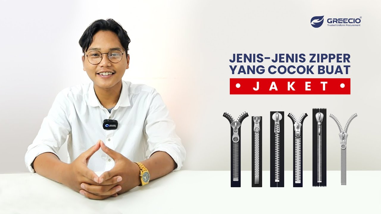 BEBERAPA JENIS RESLETING/ZIPPER UNTUK JAKET - YouTube