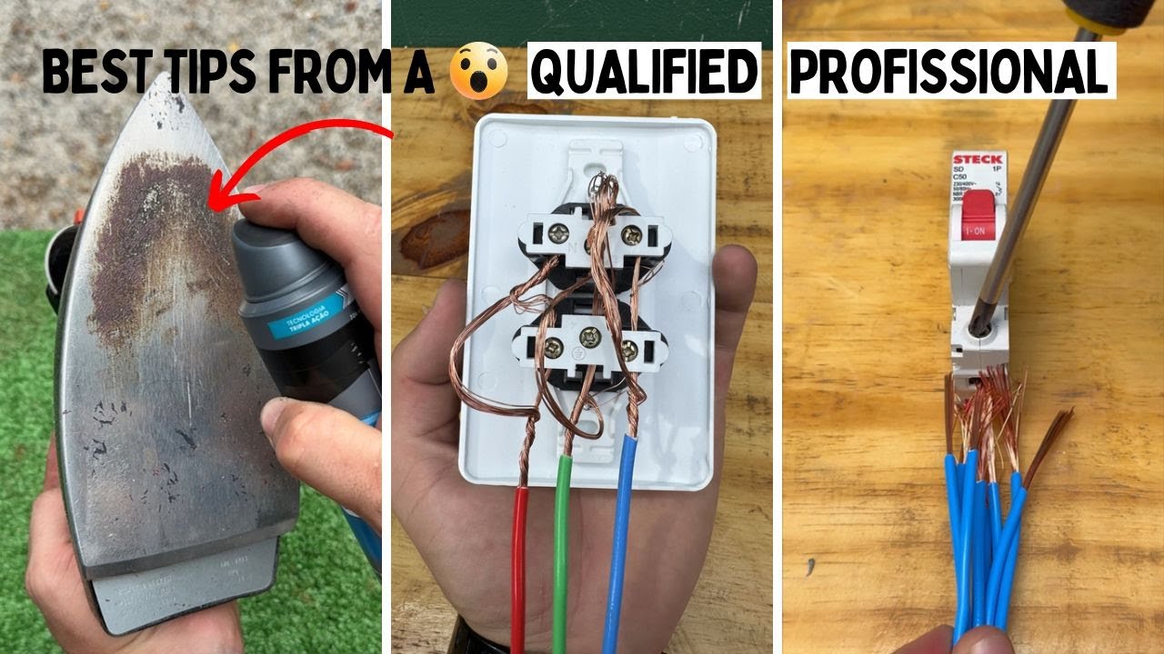This electrician taught his best tips from a qualified 😱👏🏻 professional ...