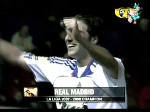 Real Madrid La Liga Champion Campeon 2007 2008 - YouTube