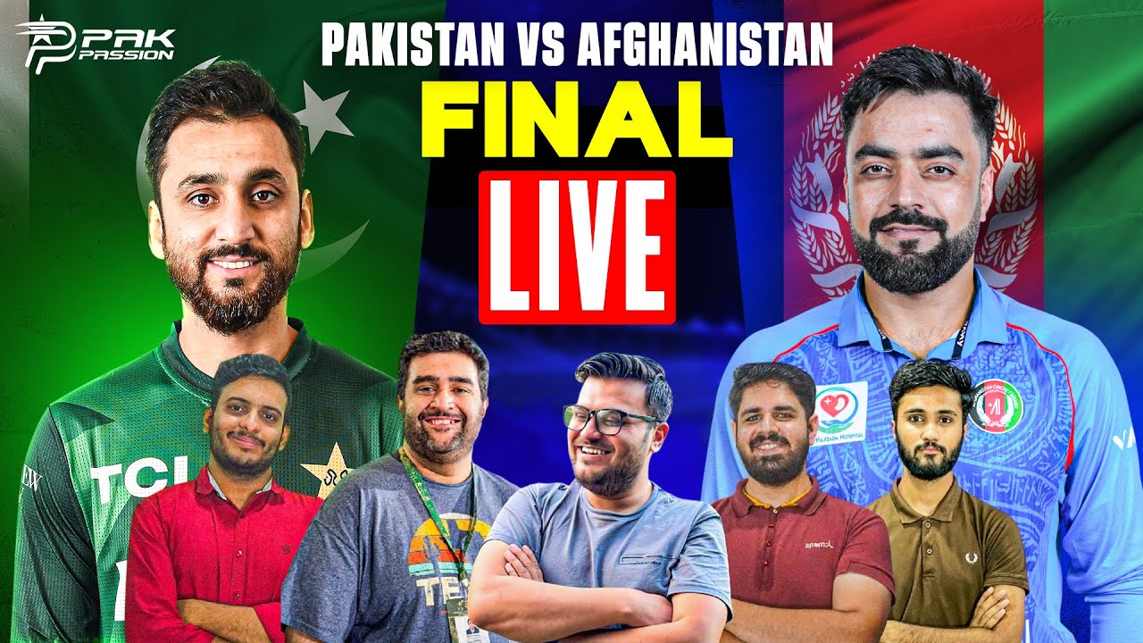 THE GRAND FINAL! | PAK vs AFG - Winner Takes All 🏆 | Live Watch Along ...