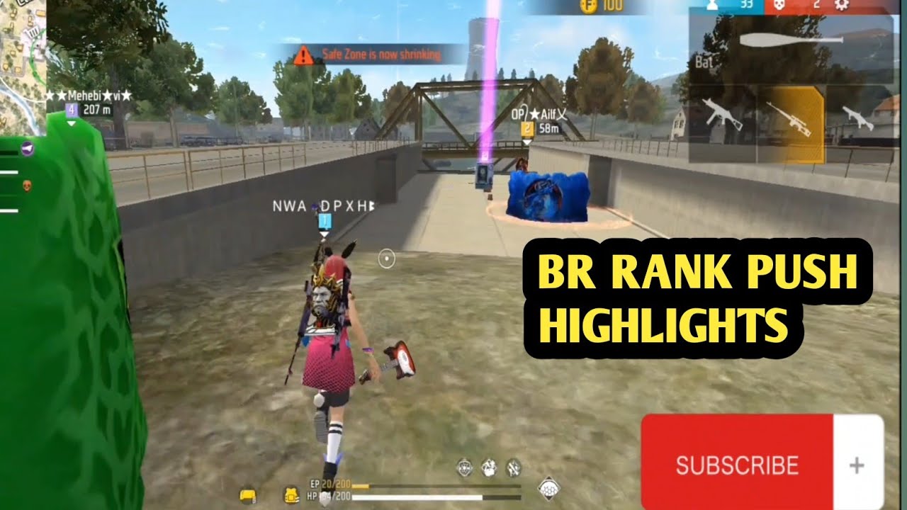 br grand master rank push highlights daily ff gameplay - YouTube