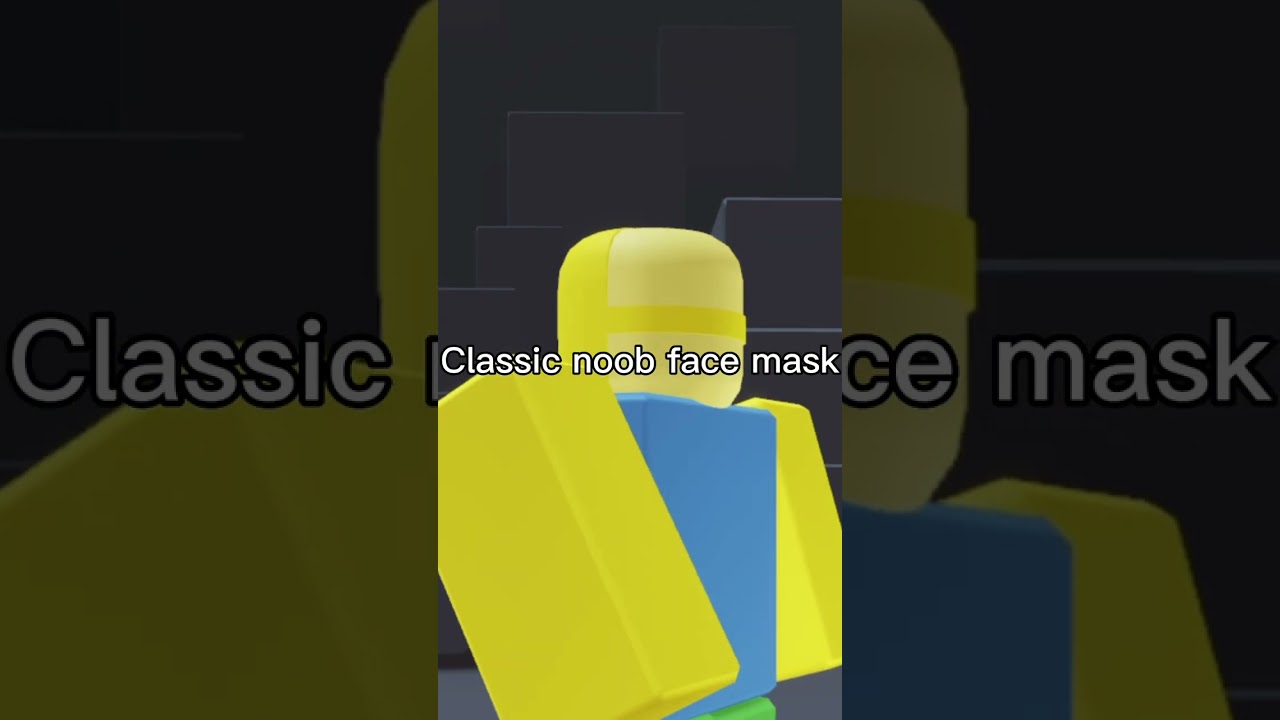 Retro noob mask in Roblox! - YouTube