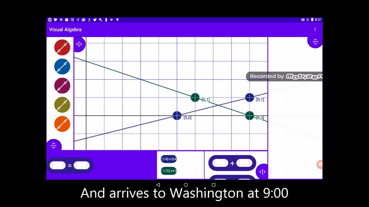 Visual Algebra: Example: Trains Crossing - YouTube