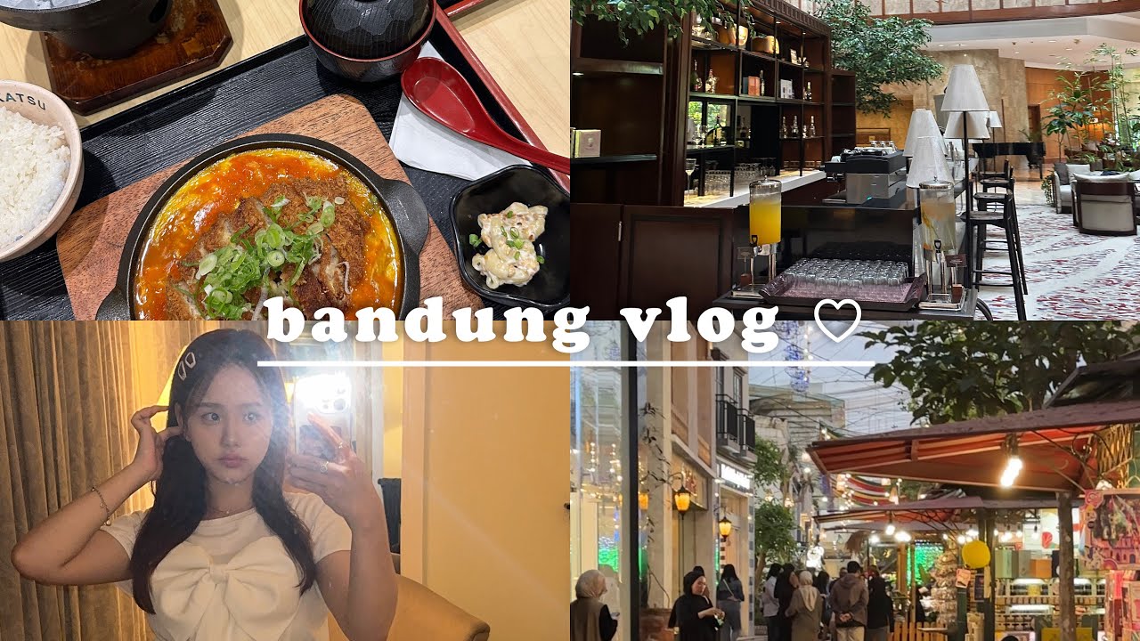 Bandung vlog: shopping and staycation di bandung! ♡ #firstvlog #bandung ...