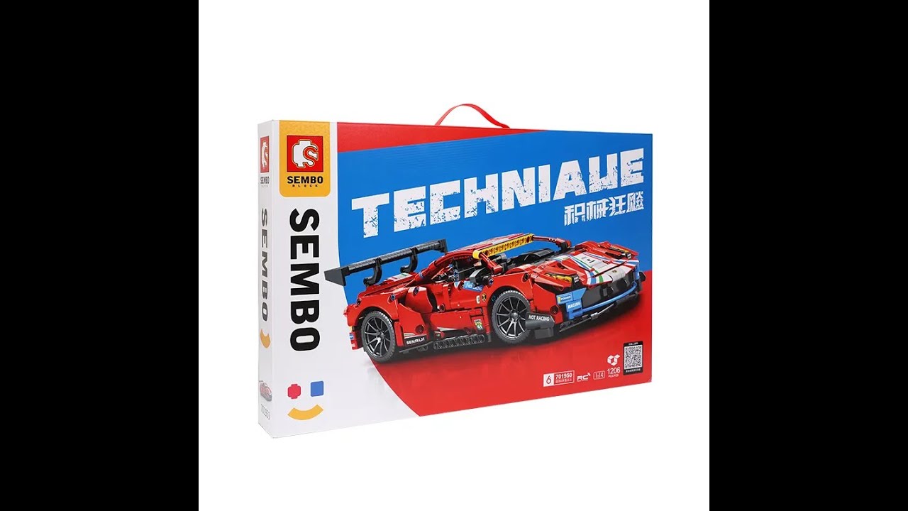 lego sembo techniaue car mobil balap ferarri - YouTube