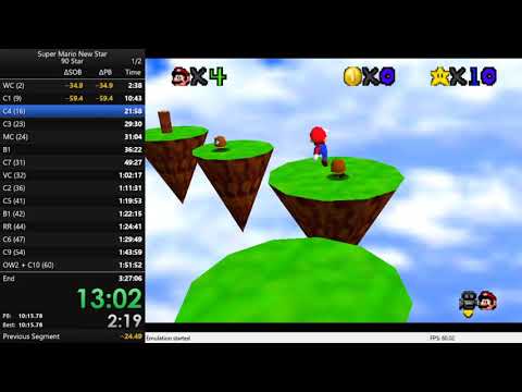 Super Mario New Star 90 Star (2:58:37)