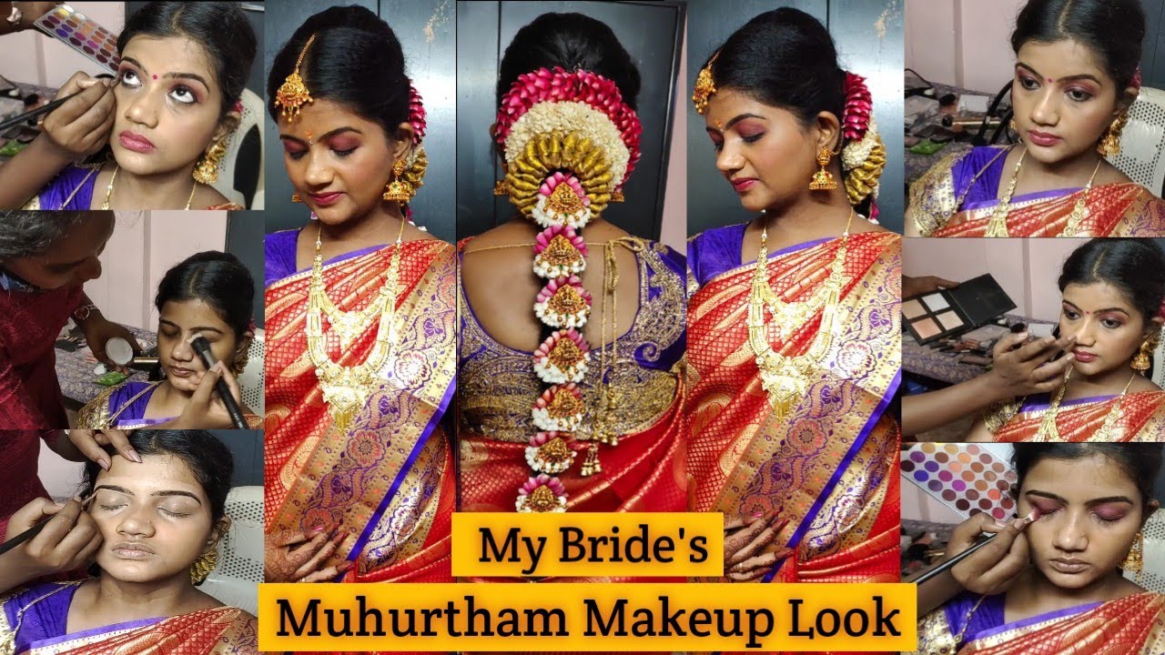 South Indian Bridal Makeup-2 | Muhurtham Look🔥| In Tamil | - YouTube