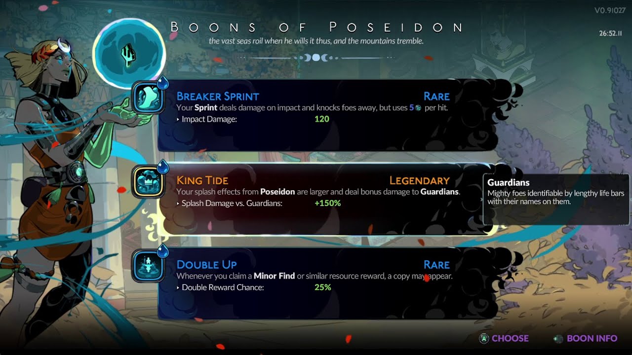 Poseidon Special Failed Run Chronos Phase 2 | Hades 2 - YouTube