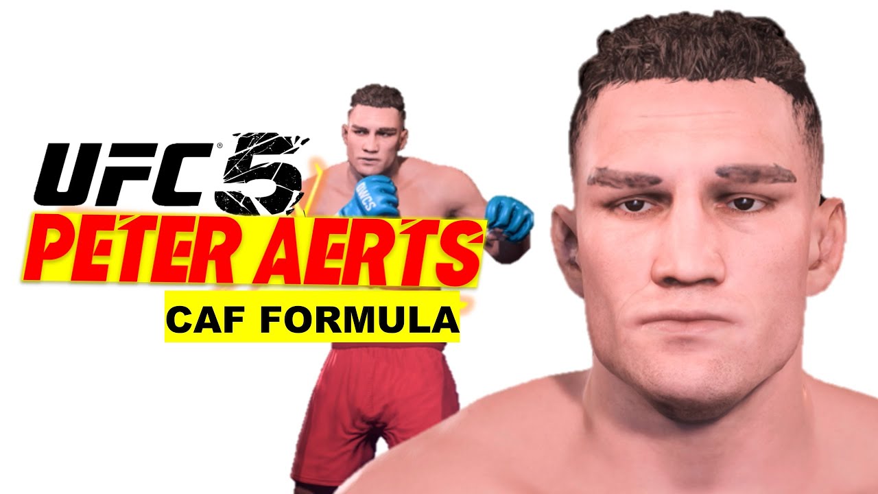 How to make Peter Aerts in UFC 5 (CAF Formula) - YouTube