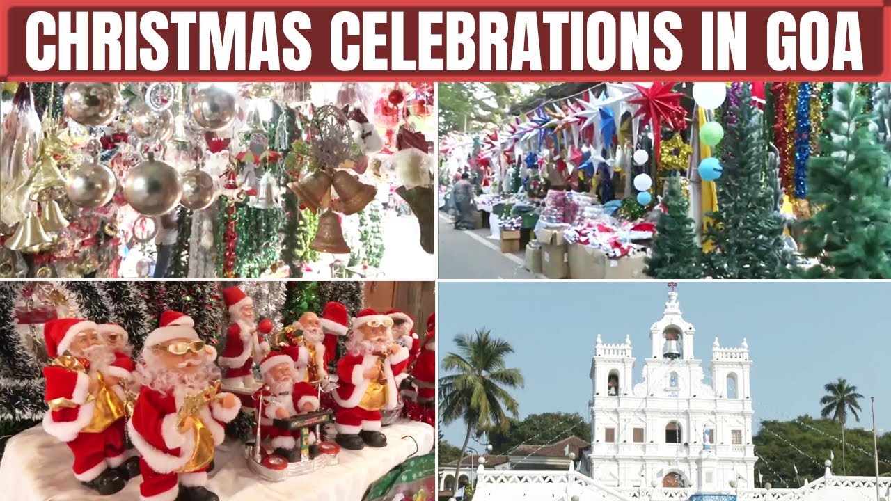 Tourists Throng Churches On Christmas Eve In Goa - YouTube