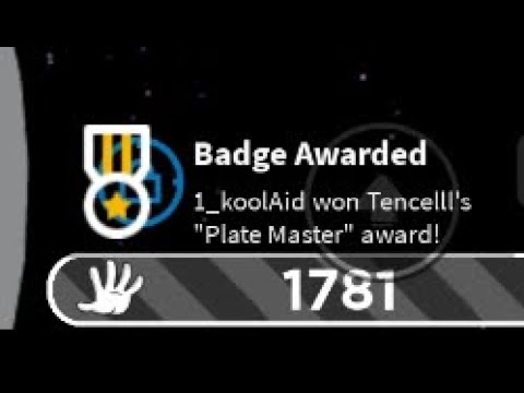 Getting the Plate Master badge and Tycoon Glove on my alt account in ...